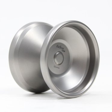 YoYoFactory IQ Yo-Yo - Wide Bi-Metal Performer YoYo (Aqua with Rainbow ...