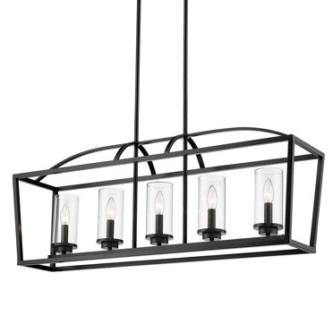 Ketalin Black Crystal Square Pendant - Walmart.com