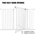 Extra Wide and Tall Baby Gate, Auto-Close and Hold-Open Pet Gates, Easy ...
