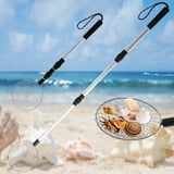 Wekvgz 2pcs Beach Sand Sifter Telescopic Shell Scooper Sifter Stainless ...