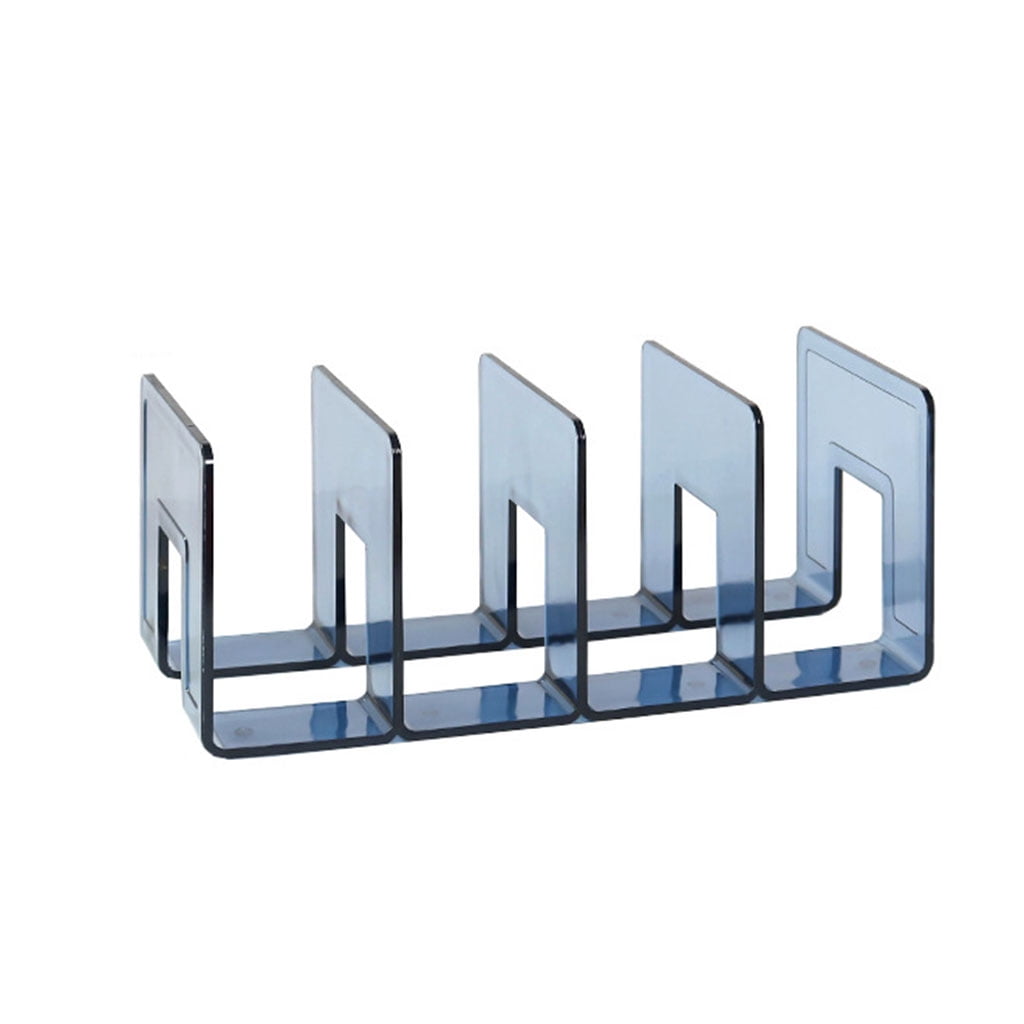 BYDOT Vertical Desktop Shelf Clear Acrylic Office Organization Book ...