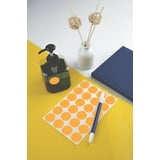 Royal Green Bright Colored Stickers 1 inch - Round Sticker Labels 25 mm ...