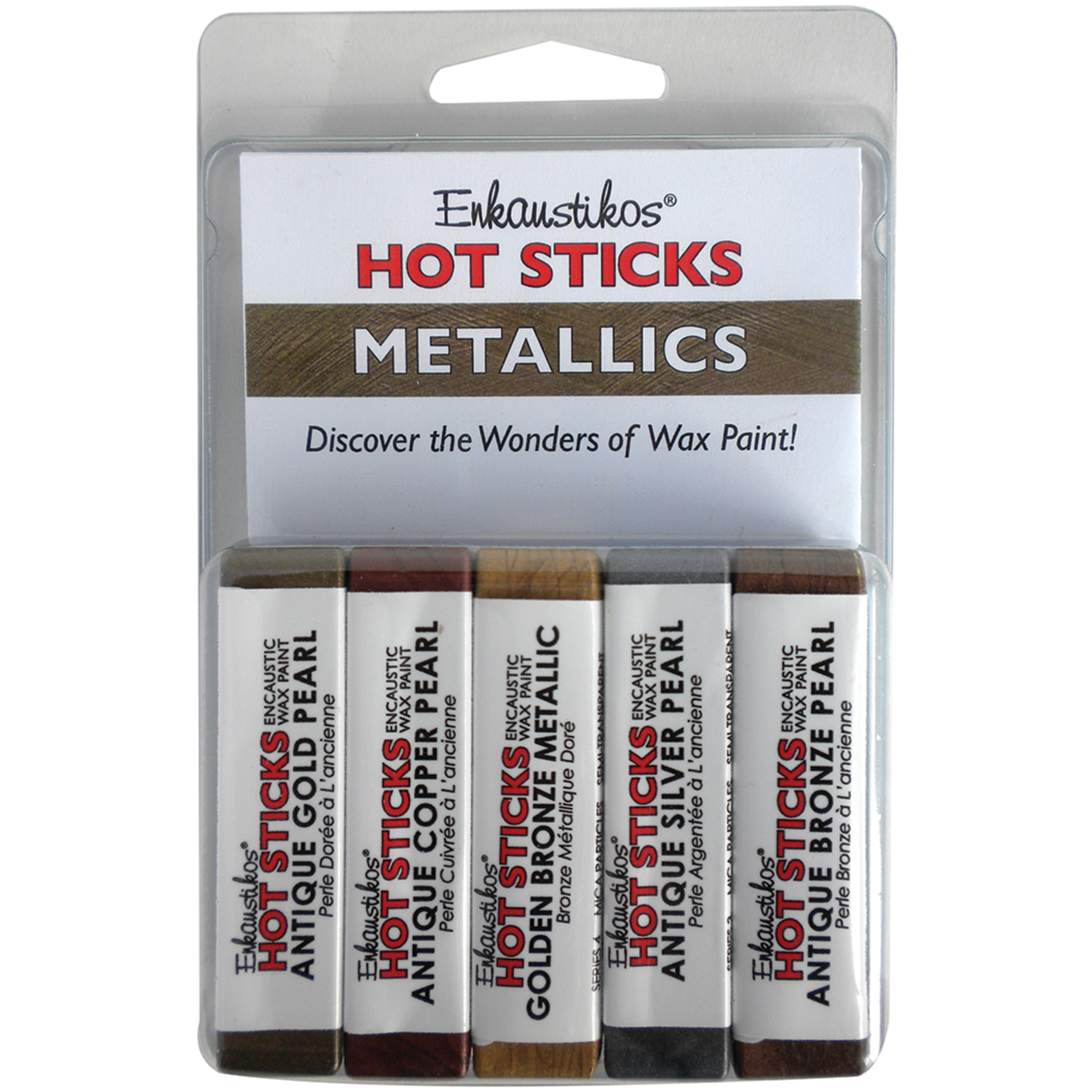 Enkaustikos Hot Sticks Set, 5-Sticks, Metallics - Walmart.com