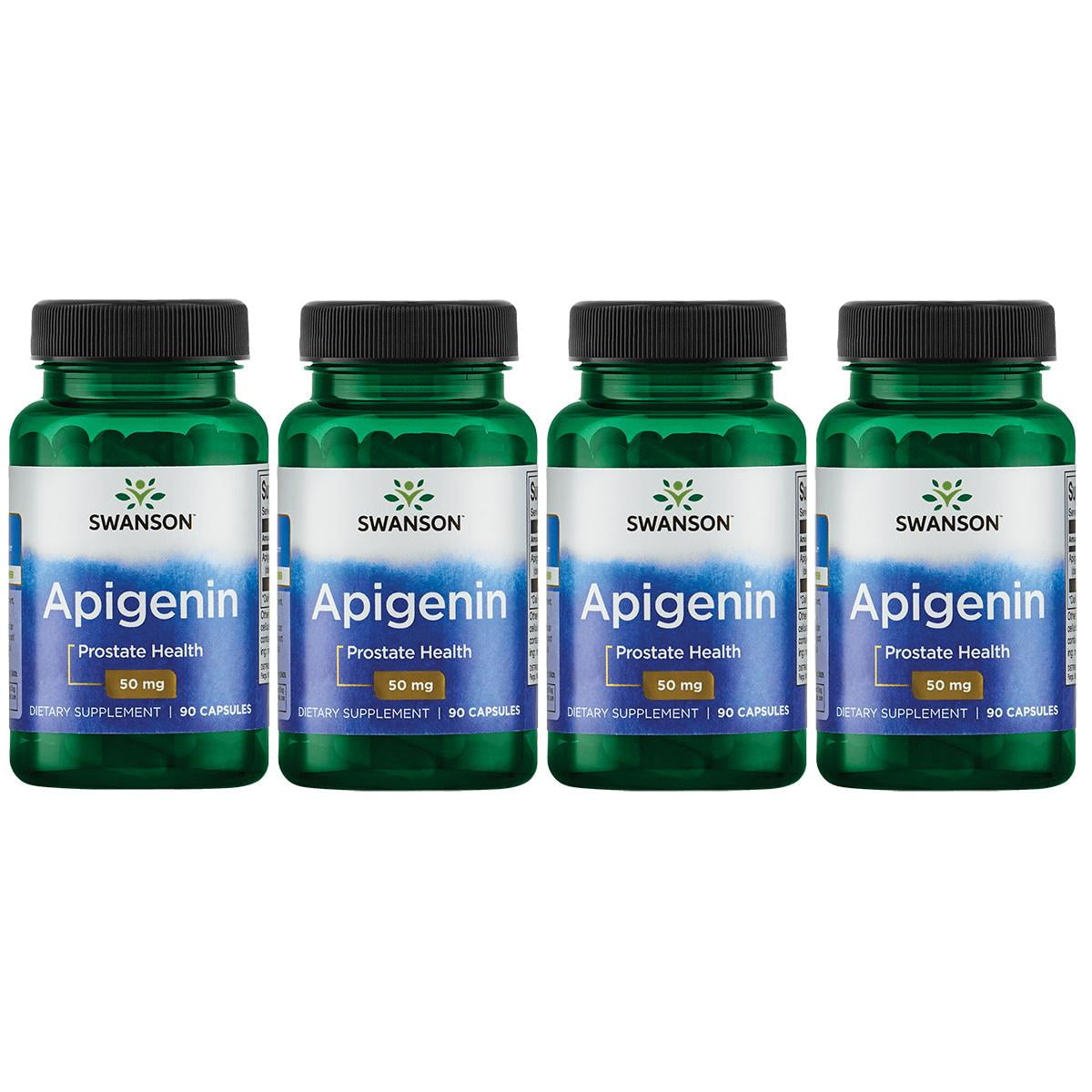 Swanson Apigenin 50 mg 90 Caps 4 Pack - Walmart.com