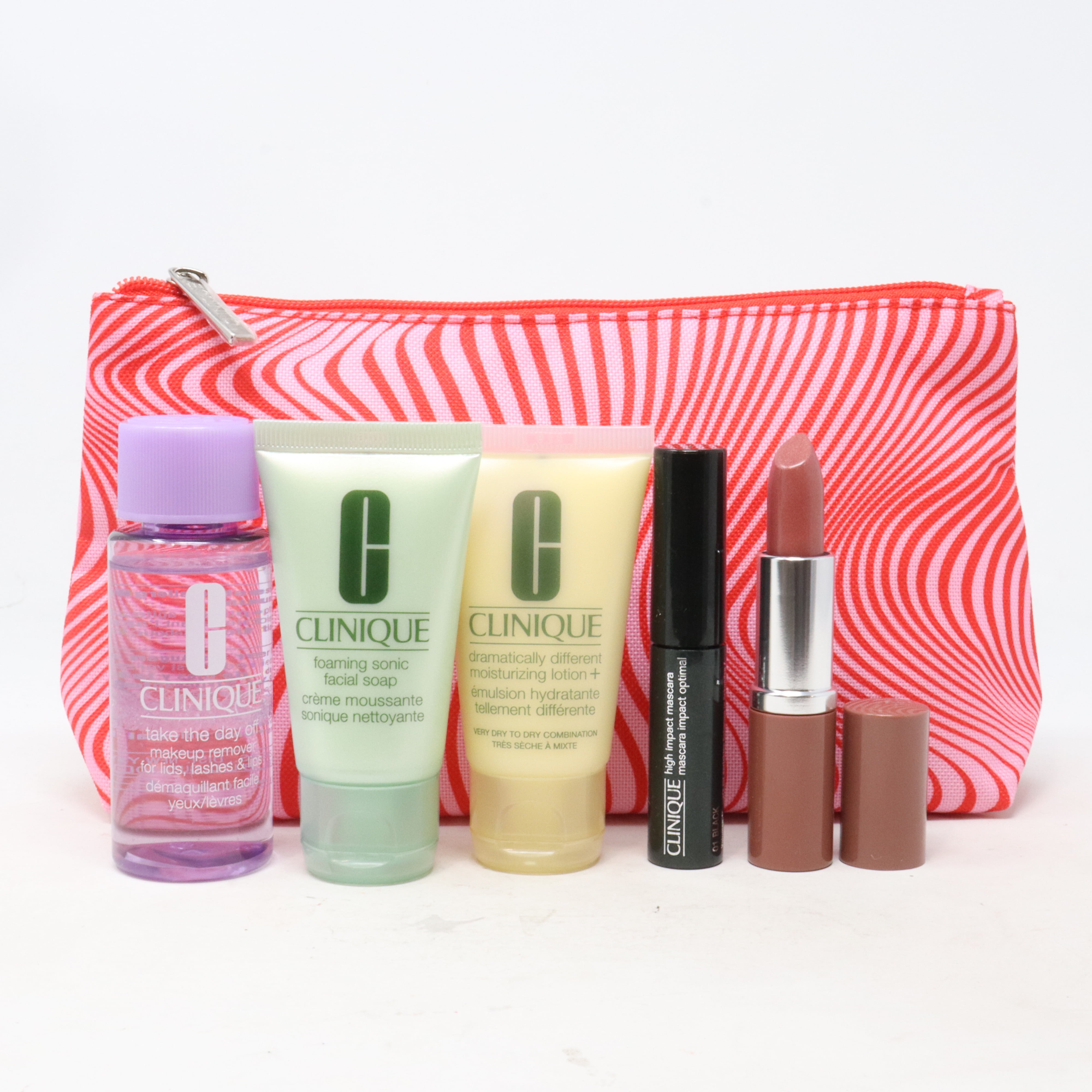 Clinique Cosmetic Bag 7 Pcs Gift Set / New - Walmart.com
