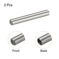 M6 Internal Thread Dowel Pin 2 Pack 12x80mm Chamfering Flat Carbon ...