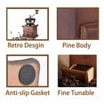 Wooden Coffee Grinder with Smooth Drawer Manual Coffee Mill Hand Crank ...