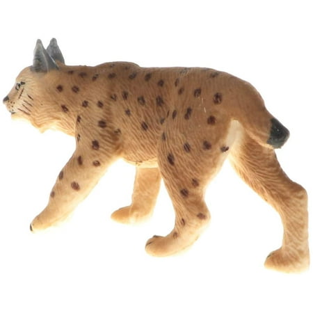 Realistic Lynx Animals Figure Toys Wild Farm Forest Jungle Creatures ...