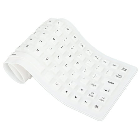 Rollable Keyboard,Silicone Keyboard Fully Sealed Keys Silicone Keyboard ...