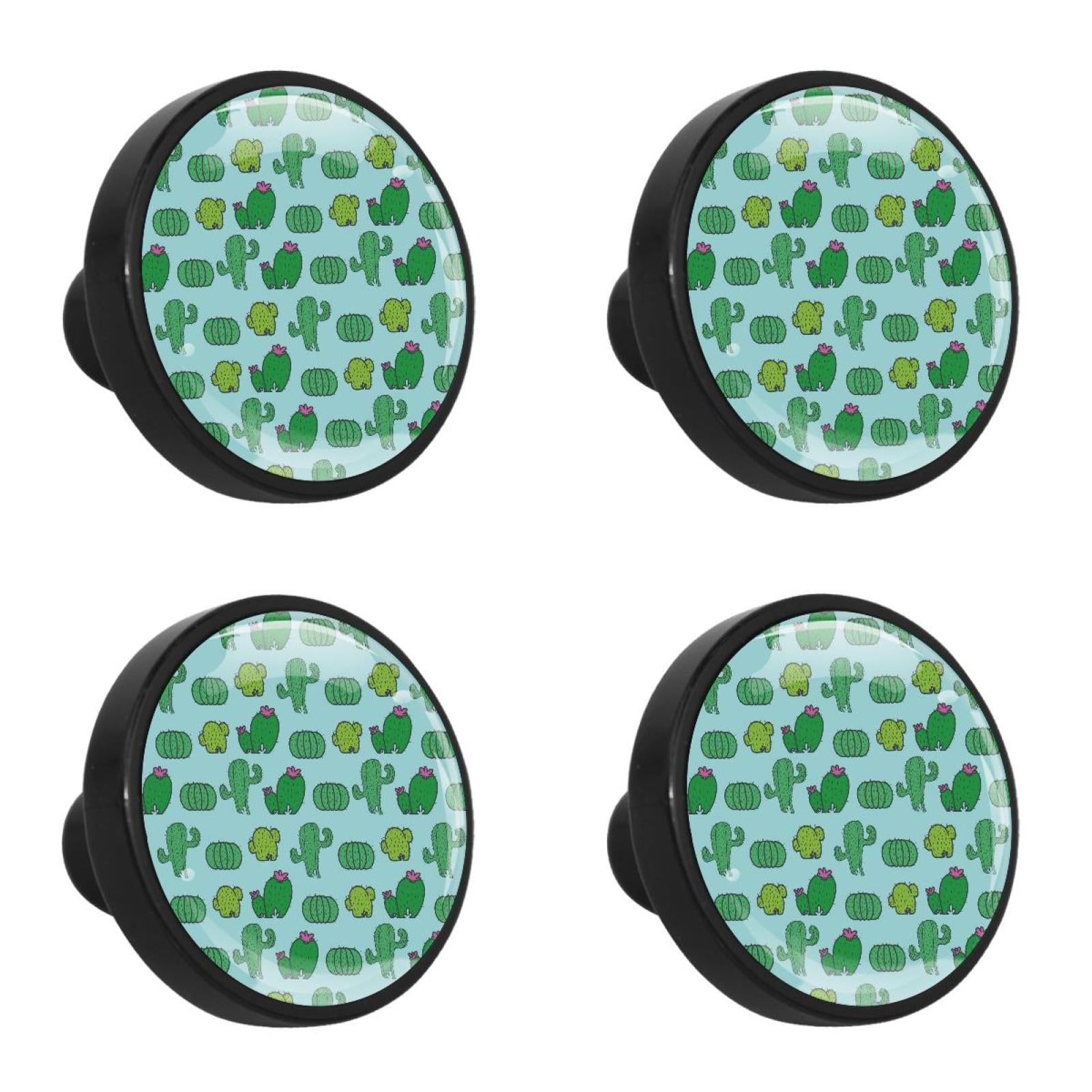 4 Pcs Cactus Knobs for Kitchen Cabinet Cupboard Dresser Bookcase Drawer ...