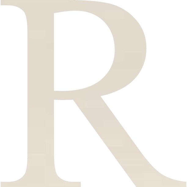 Acrylic Letter R Times, 2'' Tall White Acrylic Sign Letter, Choose Your ...