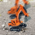 Slmotua Realistic Excavator Toy with Rotating Cab and Moving Digging ...