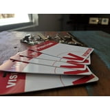 10 Pack - Heavy Duty Visitor Badges with Clips - Reusable & Re-Writable ...