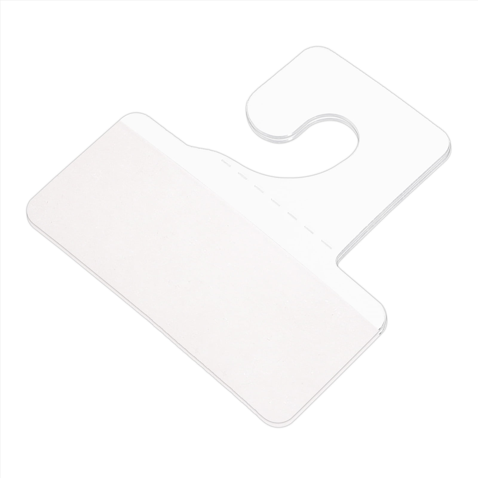 Uxcell Clear Self Adhesive Hang Tab Hook, 50x50mm Plastic Display ...