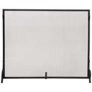 Small Cast Iron Scrollwork Fireplace Fire Screen with Doors - Walmart.com