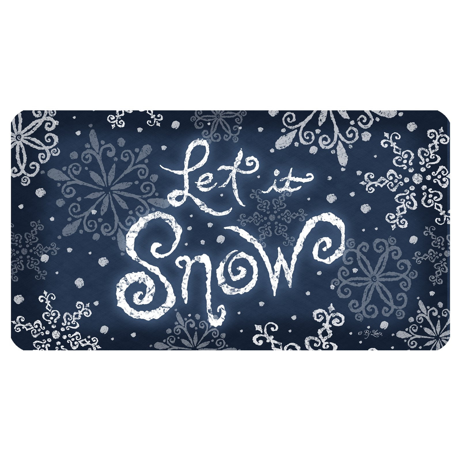 Toland Home Garden Let It Snow Doormat - Polyester / Rubber - Walmart.com