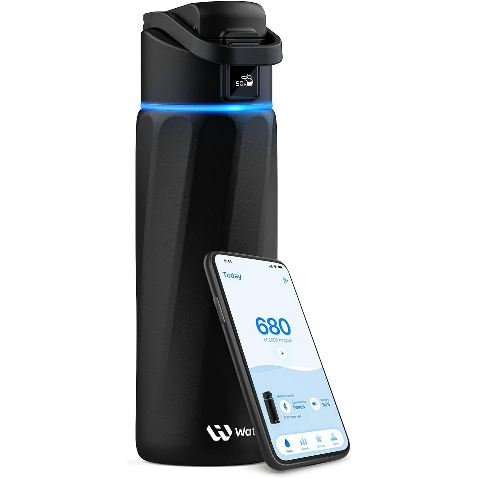 Click here for Waterh Boost 24 Oz Black Stainless Steel Smart Wat... prices