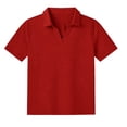 Resicozy Girls Polo Shirts Golf Tennis School Uniform Short Sleeve T ...