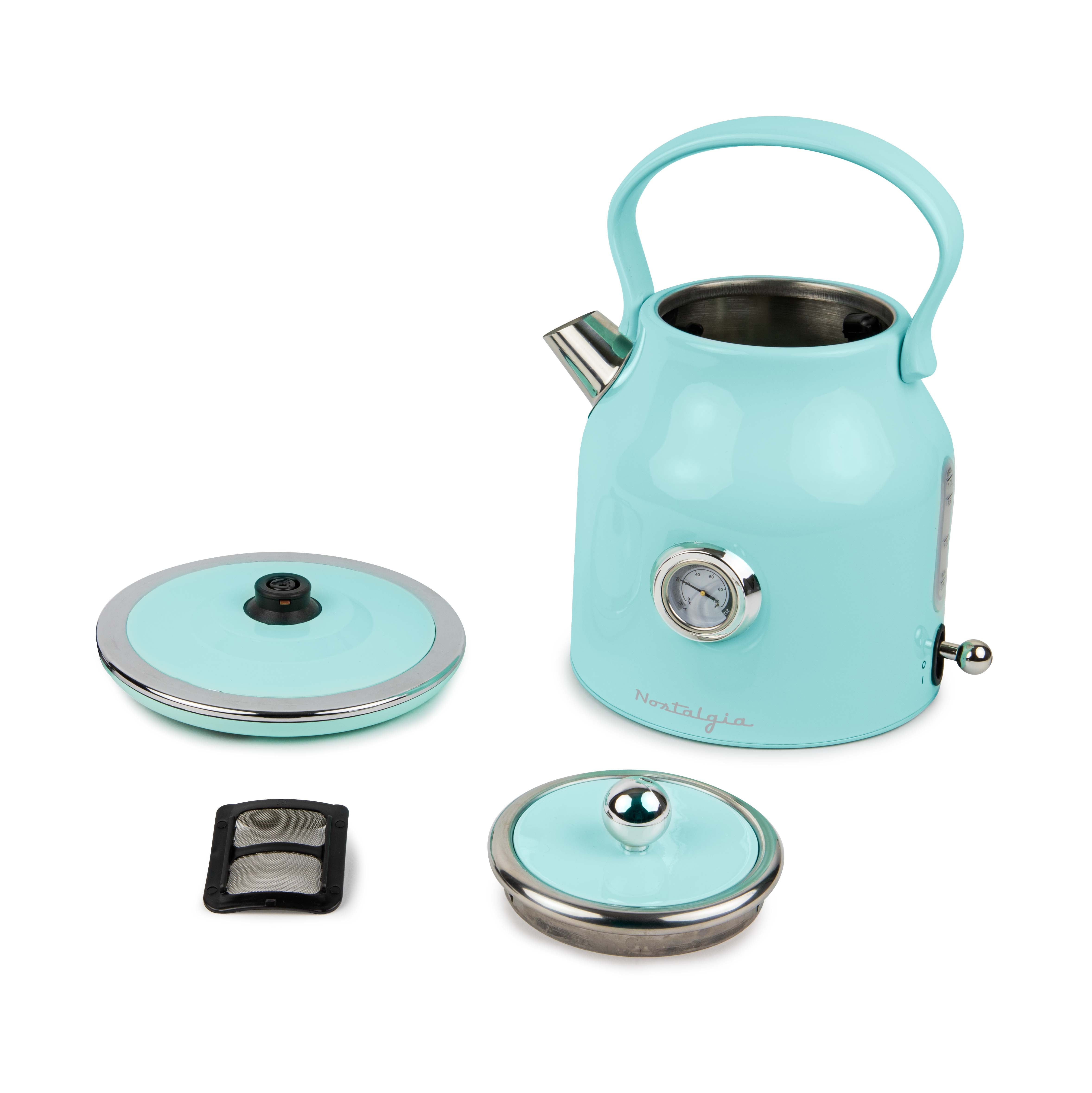 Nostalgia CLWK17AQ Classic Retro Electric Water Kettle - Walmart.com