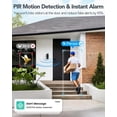 Battery Doorbell, 180° Head-to-Toe Video, Live View with Two-Way Talk ...
