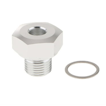 Wauebuly 1/8" BSPT Oil Pressure Sensor Tee to NPT Adapter Turbo Supply ...