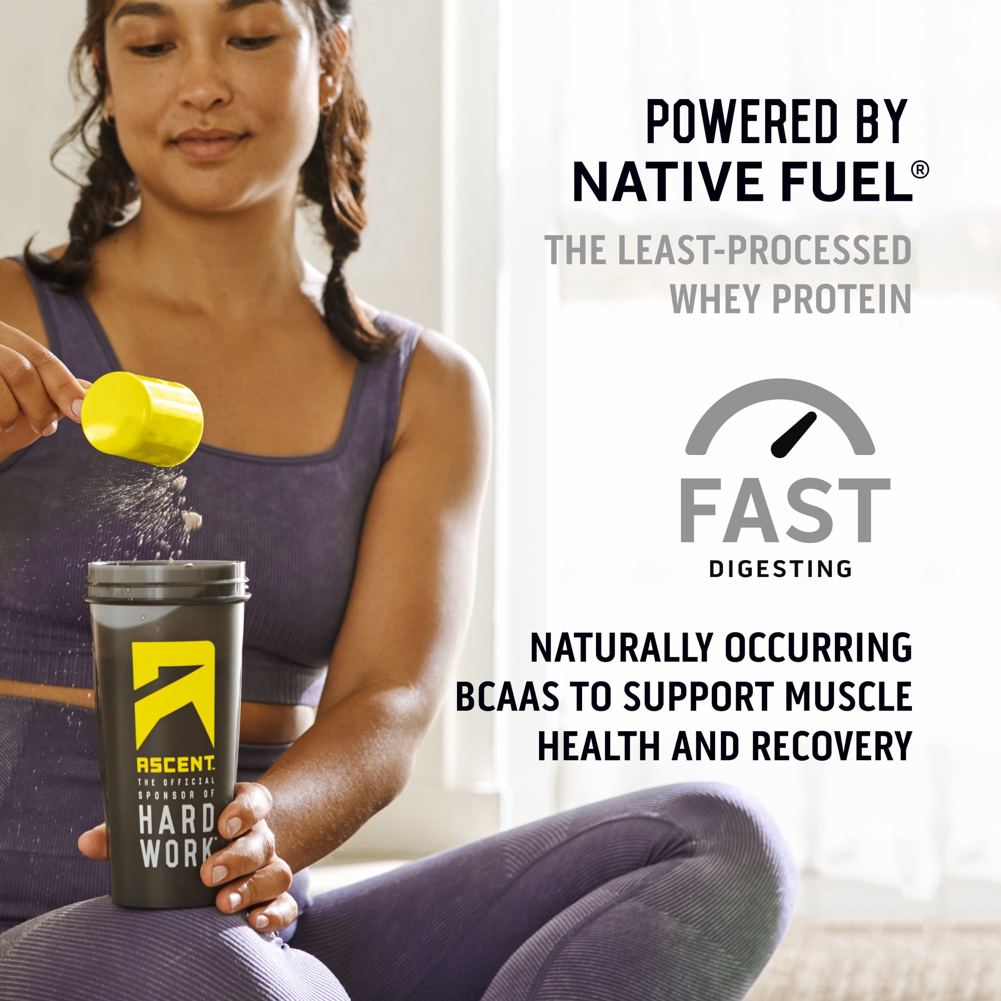 Ascent Native Fuel Whey Protein Powder, Vanilla | Ubuy Nepal