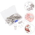 BESTYASH 50pcs Metal Picture Hooks Frame Hanging Hardware for Gallery ...