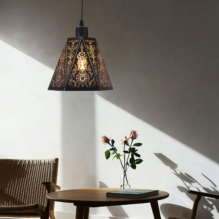 All Metal Ornate Lamp Shade