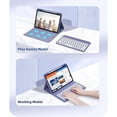 ASIASN-Keyboard Case for iPad 11 inch 2025(A16)/iPad 10th Generation ...