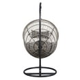 Outdoor Swing Egg Chair, Modern Patio Swing Chair with Stand and ...