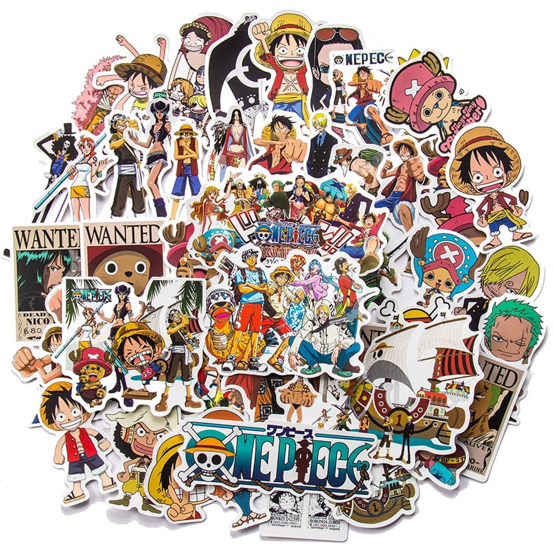 Click here for Stampstoysale 50/100pcs One Piece Luffy Stickers A... prices