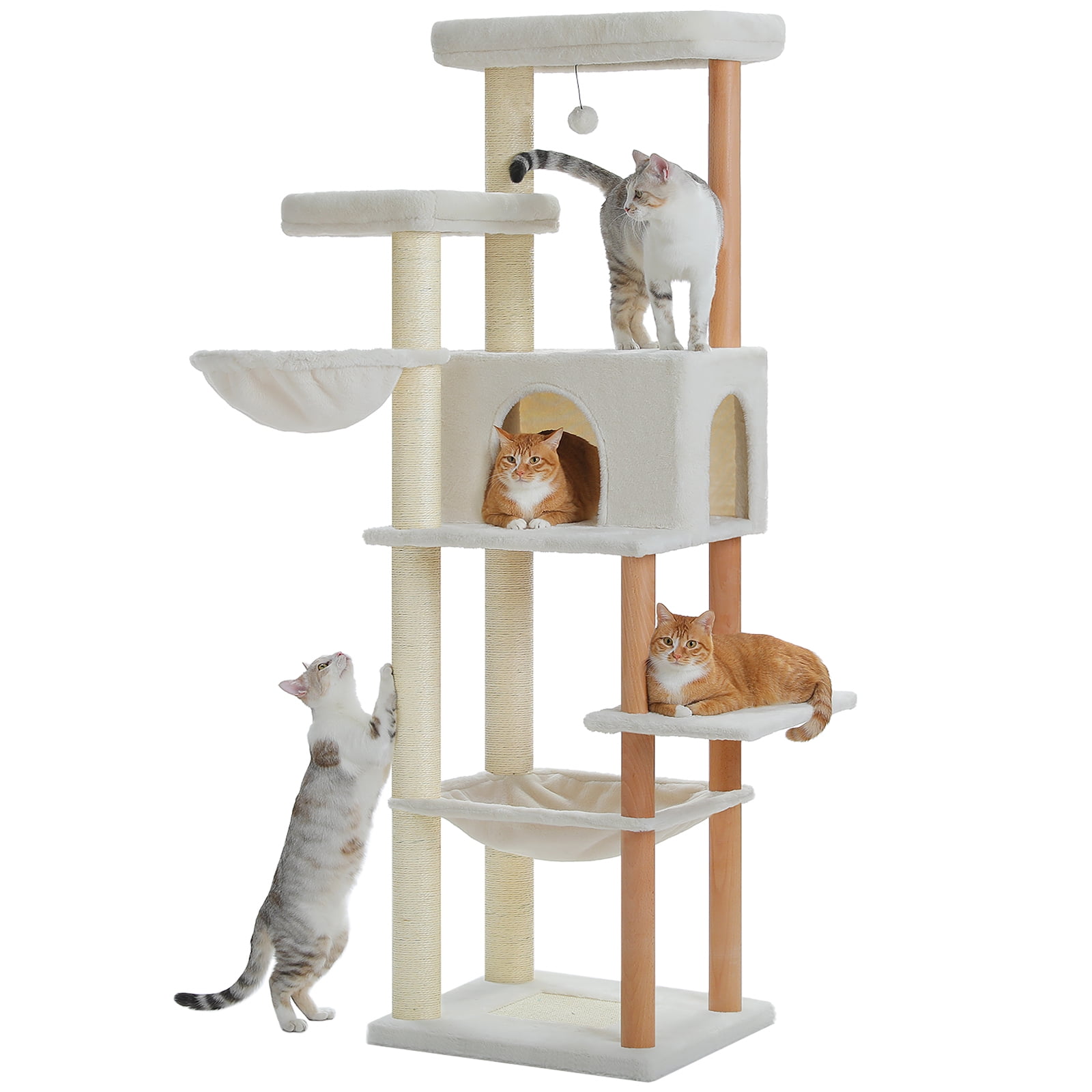 Click here for Pawz Road 73 Tall Cat Tree For Large Cats With Scr... prices