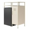 Novogratz Cache Metal Locker-Style Mini Refrigerator Organizer ...