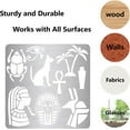 Metal Egyptian Symbol Stencil Stainless Steel Animal Hieroglyphics ...