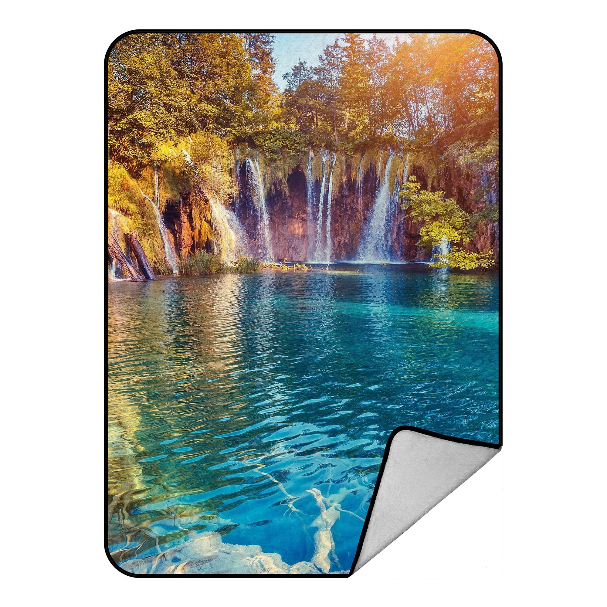 Click here for Yusdecor Nature Scenery Majestic View Turquoise Wa... prices