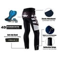 Mountain Bicycles Pants Padded Cycling Clothes for Men Cycling Tights Reflective Bicycle Pants ...