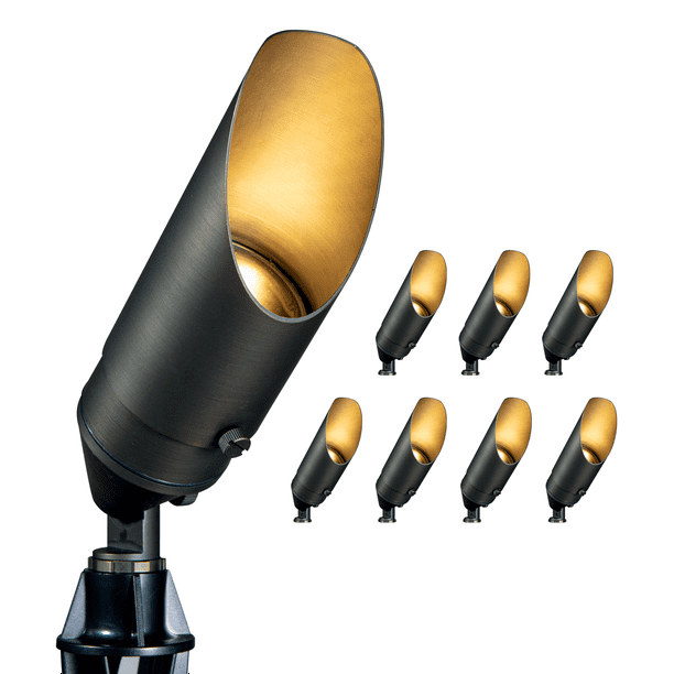 Gardenreet Solid Brass Landscape Spotlight,12V Low Voltage Directional ...