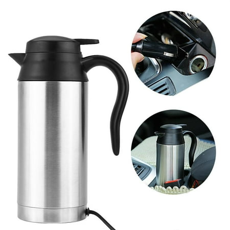 Garosa 750ml 12V Car Stainless Steel Cigarette Lighter Heating Kettle ...