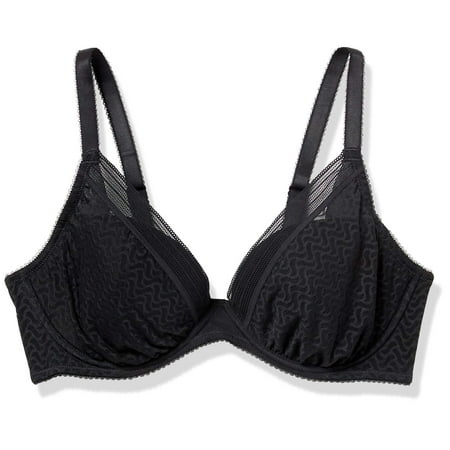 Wacoal Women's Aphrodite Plunge Contour Bra, Black, 34DD | Walmart Canada
