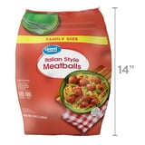 Great Value Italian Style Meatballs, Family Size, 80 oz (Frozen ...