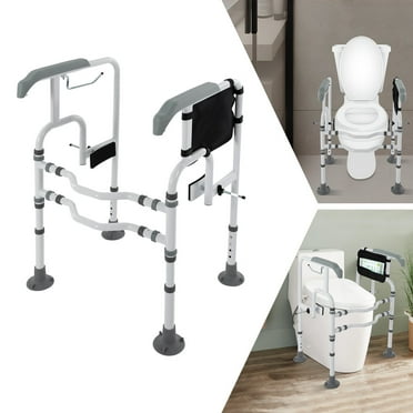 GF Health Lumex Versaframe Toilet Safety Rail, Adjustable Height & Width - Walmart.com
