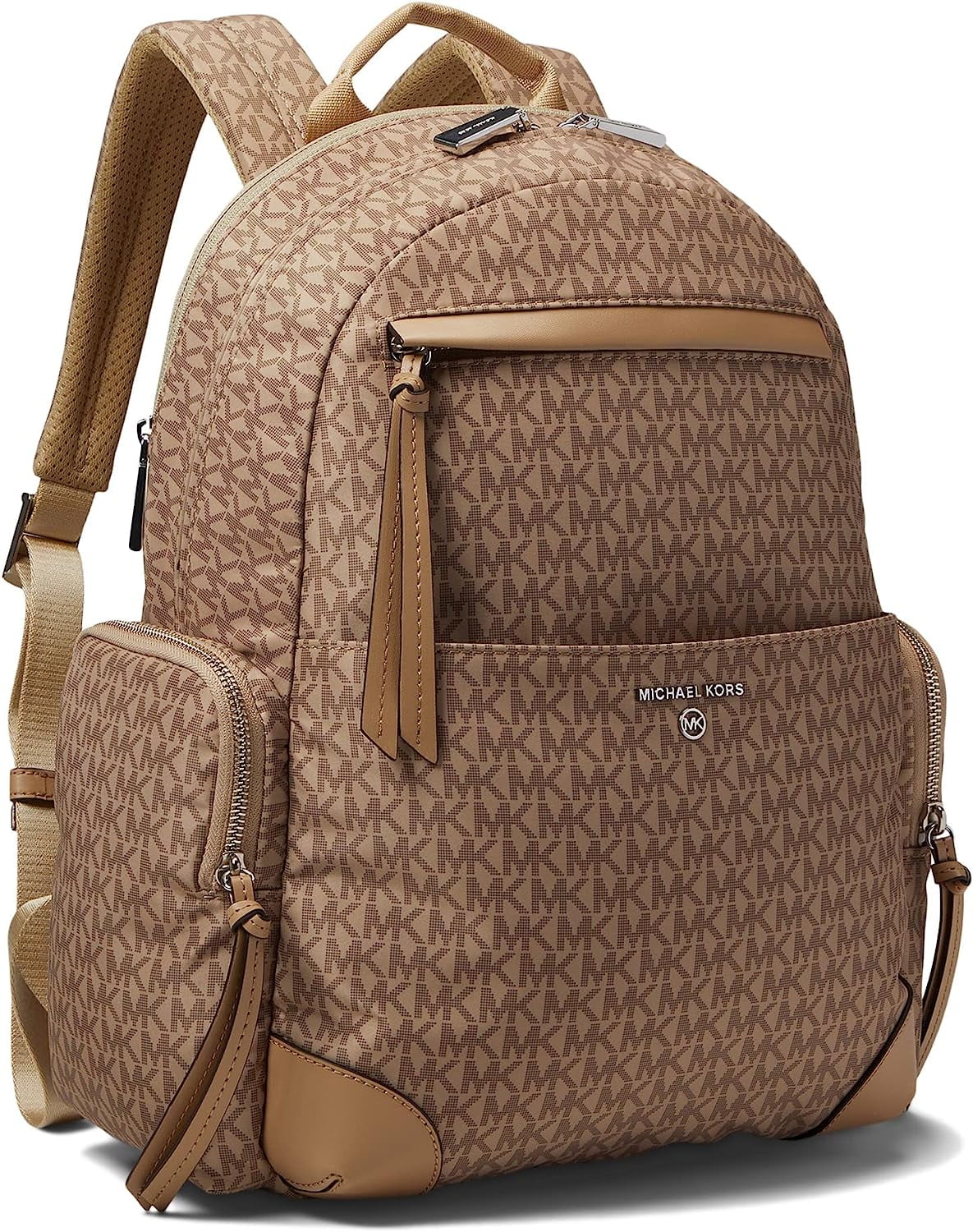 Michael Kors Prescott Large Backpack Camel One Size - Walmart.com