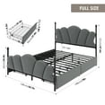 Homfa Full Size 4 Drawer Bed Frame, Heavy Duty Metal Platform Bed with ...