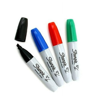 Sharpie King Size Permanent Markers, Black (Pack of 4) - Walmart.com