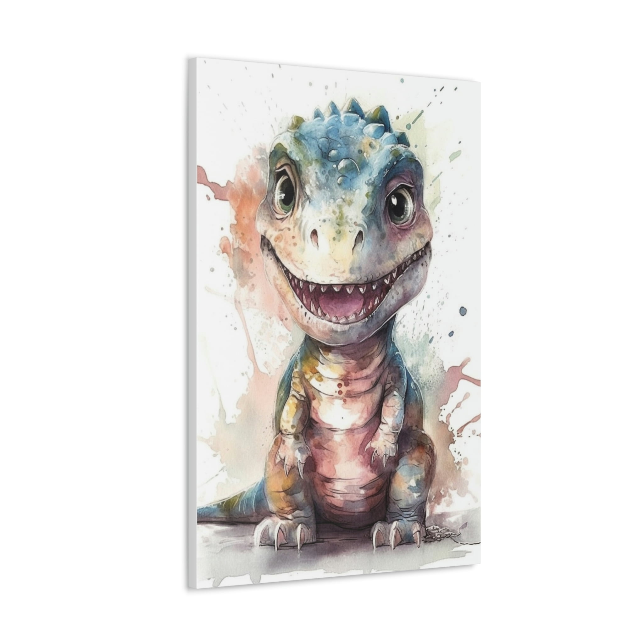 Watercolor T-Rex Painting - Nursery Collection - Bedtime Stories ...