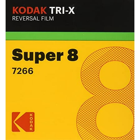 Kodak TXR-464 Tri-X Reversal Black & White, Silent Super 8 Movie Film ...