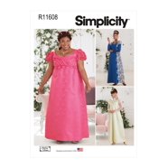 Simplicity Sewing Pattern 9835 - Misses' Dress and Pinafore Apron In ...