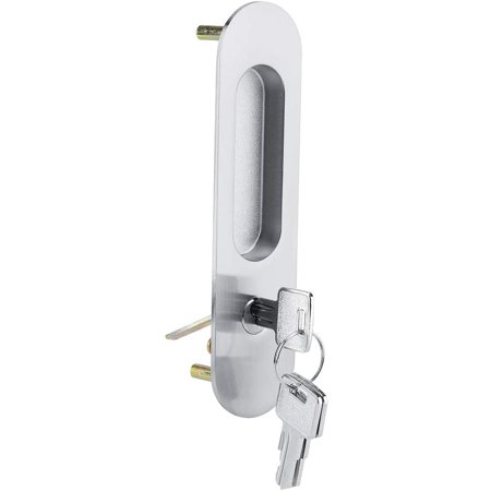 Sliding Door Lock, Invisible Door Locks with 3 Keys Wooden Furniture ...