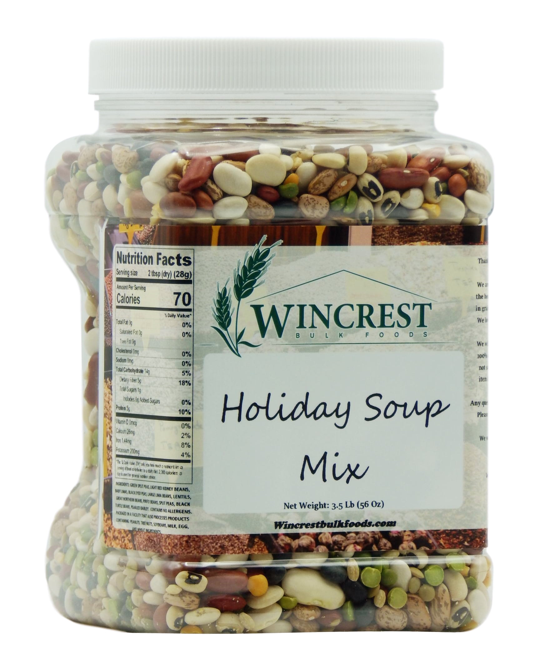 Holiday Soup Mix - 3.5 Lb Tub - Walmart.com