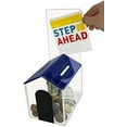 My Charity Boxes, Small House Shaped Donation Box with Lock and Keys ...